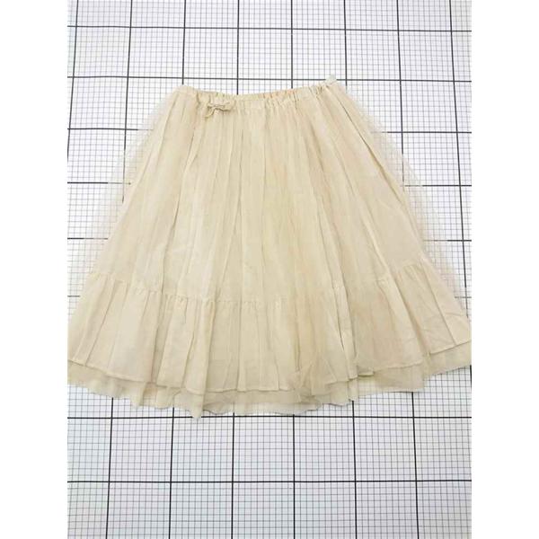 管理番号： 160408001035620260520ベースB/K付属品： 無<br>採寸はAIが1cm各の格子背景で行っております。素材： 画像参照色： ビリティス Bilitis dix-sept ans チュールスカート ...