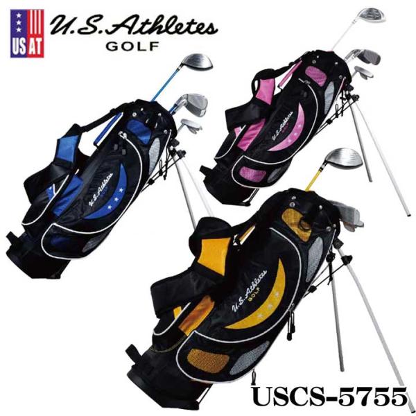U.S.Athletes USCS-5755【本数】ドライバー1本 , アイアン2本 , パター1本【素材】ドライバー / アルミ , アイアン / ジンク , パター / ジンク