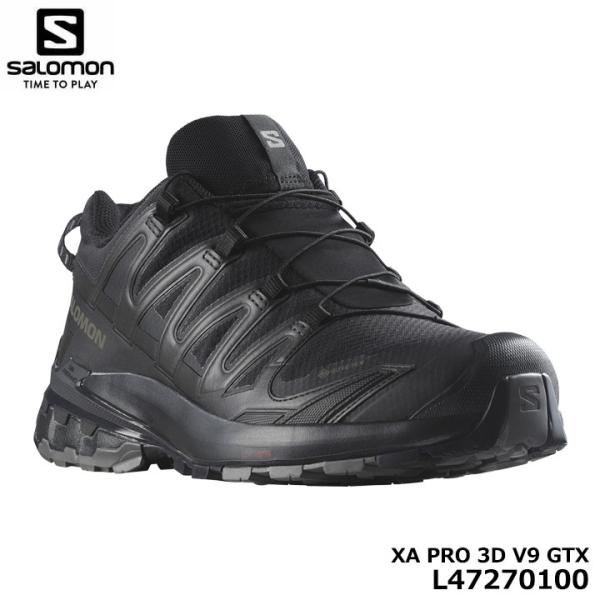 サロモン L47270100 XA PRO 3D V9 GTX BLACK/PHANTOM/PEWTER ハイキングシューズ トレイルランニング スニーカー outdoor SALOMON 10p 即納