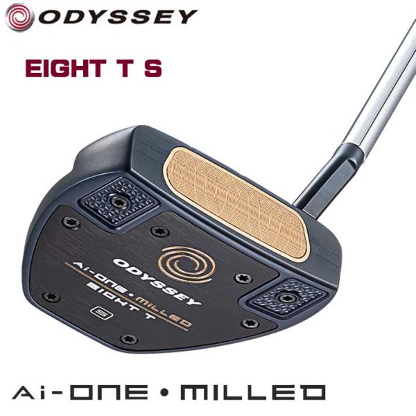 【発売日：2023年11月03日】ODYSSEY AI-ONE MILLED EIGHT T S DB【ロフト角（°）】3.0【ライ角（°）】70.0【長さ (インチ)】34【グリップ（重さ）】Ai-ONE Pistolグリップ（約76g）...
