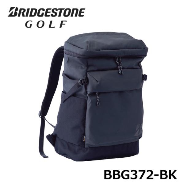 ブリヂストンゴルフ バックパック BBG372  BK ブラック BRIGESTONEGOLF【カラー】BK（黒【サイズ】L36 x W18 x H50cm【素材】ポリエステル（コーデュラ）●充実したポケット。デイリーユースにもおすすめ。