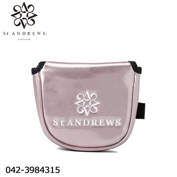 セントアンドリュース 042-3984315 マレット用 パターカバー エナメル ヘッドカバー ピンク(090)　PT用 St.ANDREWS メンズ レディース【素材】合成皮革