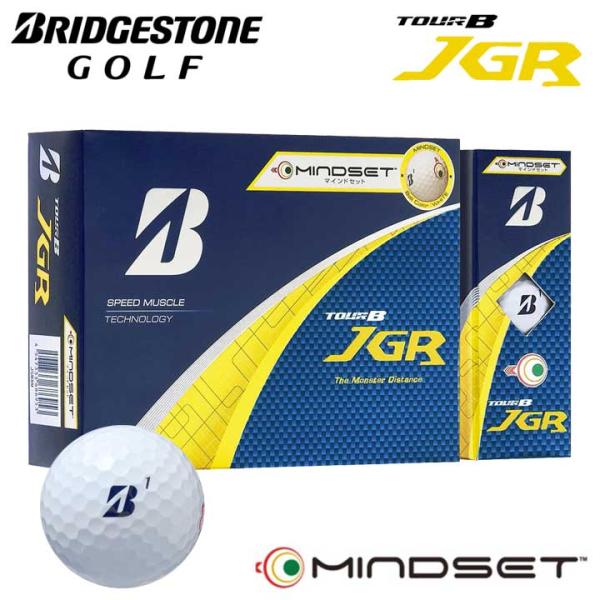 【発売日：2025年10月10日】BRIDGESTONE GOLF ブリヂストン TOUR B JGR MINDSET ゴルフボール ホワイト 1ダース(12球入) 　ツアー B JGR マインドセット J5WXM 2025【ディンプル】ス...