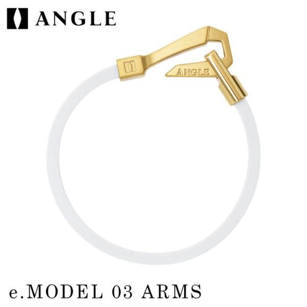 アングル 磁気アームサポーター ANGLE e.MODEL 03 ARMS ゴールド 医療機器 健康アクセサリー 肩こり解消 血行改善 頭痛 磁石 血行改善に効く/リカバリー効果 スポーツ選手使用 メンズ レディース【医療機器認証番号】30...
