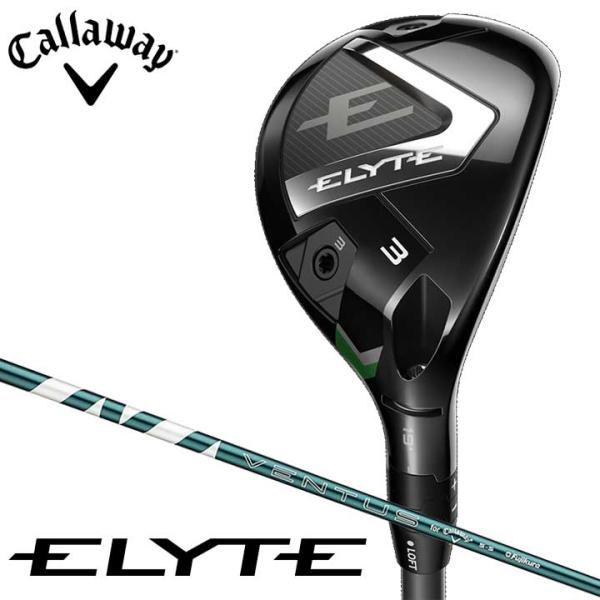 【発売日：2025年02月14日】Callaway キャロウェイ ELYTE エリート ユーティリティ　シャフト：VENTUS GREEN 50 for Callaway ノーマル カーボン 日本正規品 2025【フェース素材 / 構造】カ...