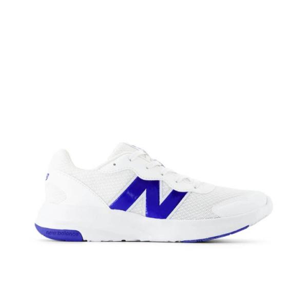 ニューバランス 578v1 NBJ-GK578OHW-00 (00)WHITE/BLUE 【特徴】ハイコストパフォーマンスで人気の「570」の後継モデルとして誕生したシューレース仕様のジュニア向けランニングシューズ「578」に、シーズナルカ...