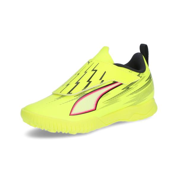プーマ ウルトラ 6 プレイ V TT JR PMJ-108991-01 (01)Yellow Alert-PUMA Black-Glowing Red-Lime Squeeze