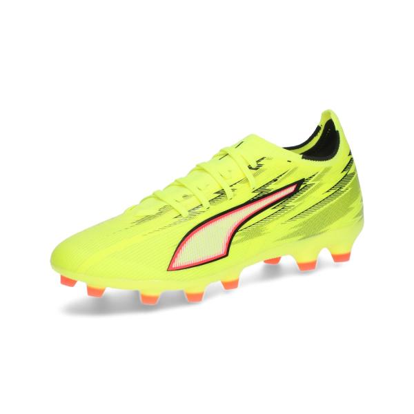 プーマ K) ウルトラ 6 マッチ HG/AG PMJ-109001-01 (01)Yellow Alert-PUMA Black-Glowing Red-Lime Squeeze