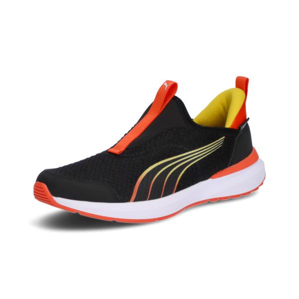 プーマ クルーズ PROFOAM EASE IN JR PMJ-397633-01 (01)PUMA Black-Redmazing