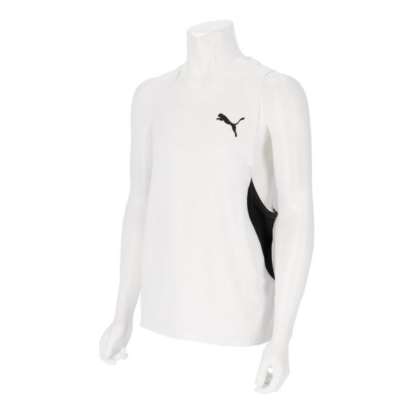 プーマ M CROSS THE LINE SINGLET 3.0 PMJ-528190-02 (02)PUMA White 【特徴】この軽量なシングレットで自己ベストを追いかけましょう。dryCELLを搭載してドライに保ち、フラットロックス...
