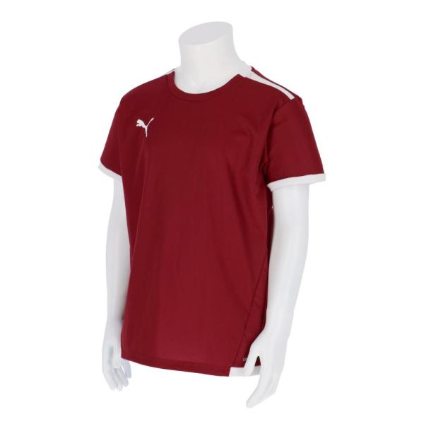プーマ teamLIGA ゲームシャツ JR PMJ-705144-09 (09)Cordovan-Puma White 【特徴】ピッチの内外を問わず、繊細なメッシュのディテールを備えたクリーンなラインのジャージで、涼しく快適に過ごせます。...