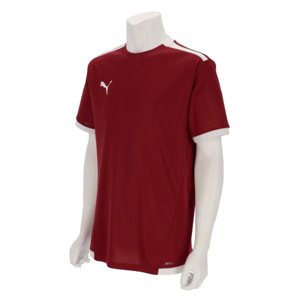 プーマ teamLIGA ゲームシャツ PMJ-705150-09 (09)Cordovan-Puma White 【特徴】ピッチの内外を問わず、繊細なメッシュのディテールを備えたクリーンなラインのジャージで、涼しく快適に過ごせます。PUM...