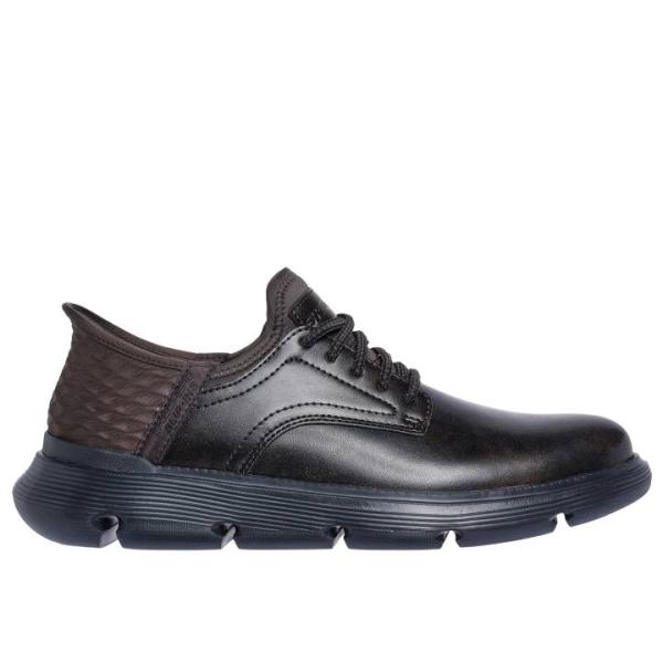 スケッチャーズ GARZA-GERVIN SKJ-205046-DKBR (DKBR)DARK BROWN 【特徴】Skechers Hands Free Slip-ins(TM)（スケッチャーズ ハンズフリー スリップインズ） 。 ガルザ...