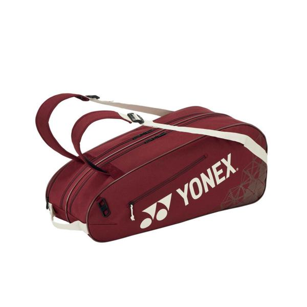 ヨネックス ラケットバッグ6<テニス6本用> YNX-BAG2532R-021 (021)ワイン 【特徴】 【素材】ポリエステル 【サイズ】