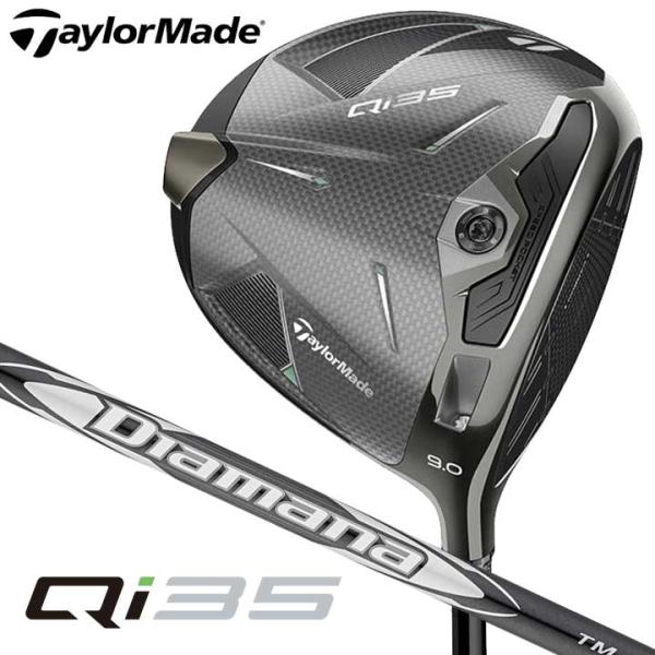 【発売日：2025年02月07日】テーラーメイド Qi35 ドライバー 日本正規品　シャフト：Diamana SILVER TM55 カーボン TaylorMade QI35 2025【ヘッド素材】チタンフレームボディ [9-1-1 ti]...