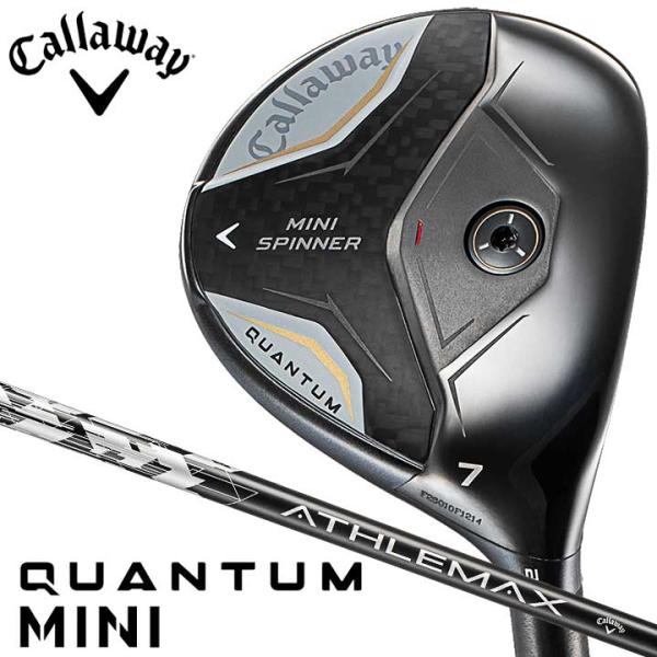 【発売日：2026年04月17日】QUANTUM MINI SPINNER フェアウェイウッド【フェース素材 / 構造】（W#7,W#9）カーペンター455スチール / 次世代Aiフェース / フォージド・フェースカップ（W#11）17-4...