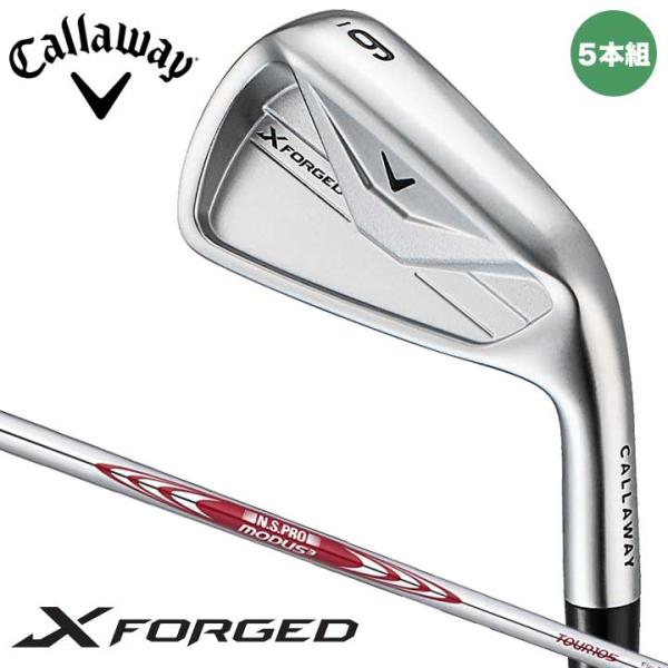 【発売日：2026年04月10日】キャロウェイ X FORGED 26 CRM アイアン 5本組（#6〜9、PW）　シャフト：N.S.PRO MODUS3 TOUR 105 スチール 日本正規品 Callaway エックス フォージド 20...