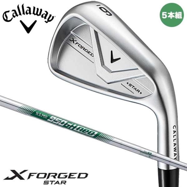 【発売日：2026年04月10日】キャロウェイ X FORGED STAR 26 CRM アイアン 5本組（#6〜9、PW） シャフト：N.S.PRO 950GH neo スチール 日本正規品 Callaway エックス フォージド スター...