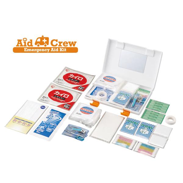 １5種類のアイテムが入った実用的でボリュームたっぷりの救急セットです。キズテープ 医療機器届出番号 27B3X00138000001本体サイズ；　W250 x D180 x H45 mm包装；　化粧箱入箱サイズ；　W181 x D49 x ...