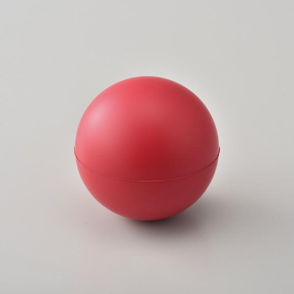 適度な握り心地が気持ちをリフレッシュさせます。サイズ Φ80mmカラー レッド・イエロー・ブルー個装形態 ポリ入素材 PU100個から名入れできます。一色名入れの場合、版代6,600円　名入れ代@54名入れスペース15×25mm　数量によっ...