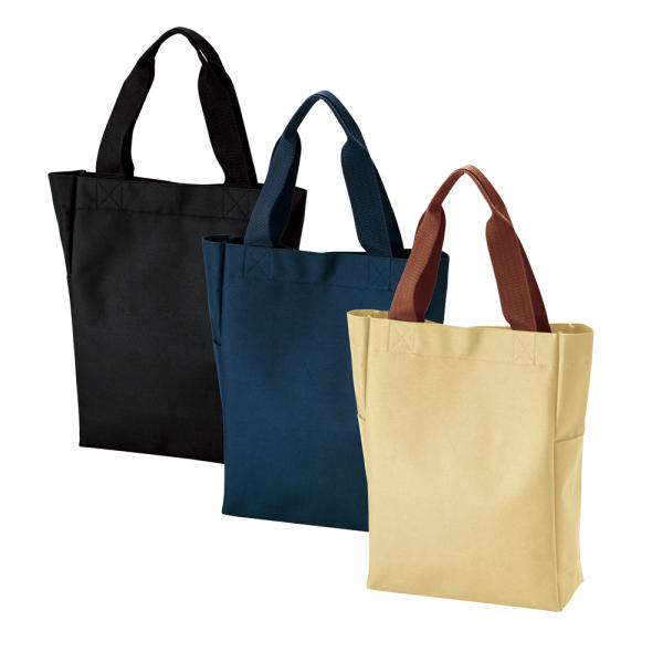 ポケットいっぱいが便利。シックな３色展開。サイズ　 340×260×100mmカラー　 ベージュ・ネイビー・ブラック個装形態　 ポリ入名入れ最低数量　 50素材　 ポリエステル・磁石備考 検索ワード／タキノウトートＡ／タキノウトートA4／た...