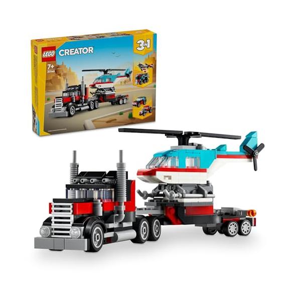 1つのセットから3種類のモデルが飛び出す ? 1セットで3組ののりものの組み立てと組み替えを繰り返し楽しめます(対象年齢:7才以上)可能性は無限大 ? トラックとヘリコプター、飛行機と燃料トラック、ホットロッドとオフロード車の3種類の組み合...