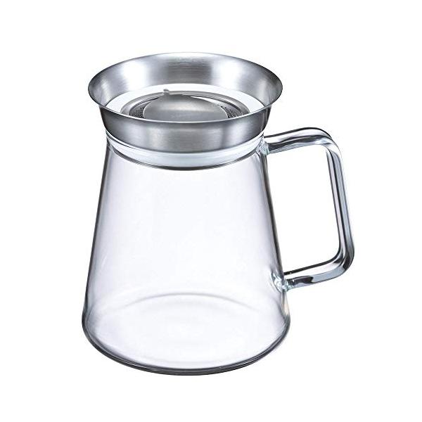 【360度どこからでも注げる】 360度どこからでも注げるステンレスと耐熱ガラスの組合せによるティーサーバーです。フタ部分がフィルターとなっているのでガラスボールにそのまま茶葉を入れ、そのまま注ぐことができます。【パーツ分解可能】 パーツは...