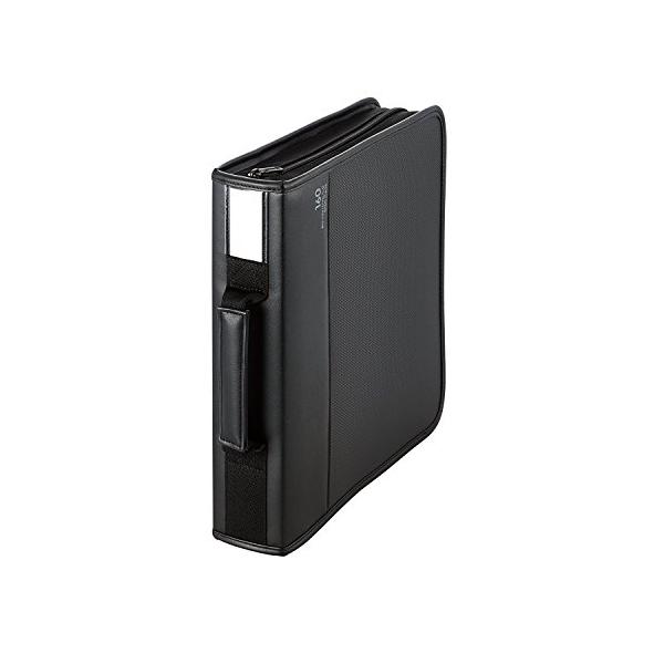 大量のBlu-ray/DVD/CD Discを分類して収納できるファスナーケース。材質:表面:ポリウレタン、裏面:ポリエステル、ディスク収納部:ポリプロピレン収納枚数:160枚その他:内側補強パーツ付き収容メディア:Blu-ray/DVD/...