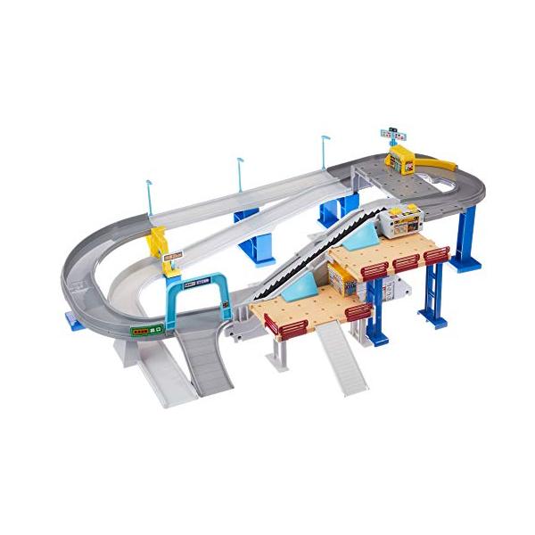 (C) TOMY原産国:ベトナム対象年齢:3歳以上<b>電池種別 :</b>電池は別売りのため別途ご購入ください。出口コースからゲートに止まったトミカを一斉発車で渋滞解消だ単2形アルカリ乾電池2本使用(電池は別売です...