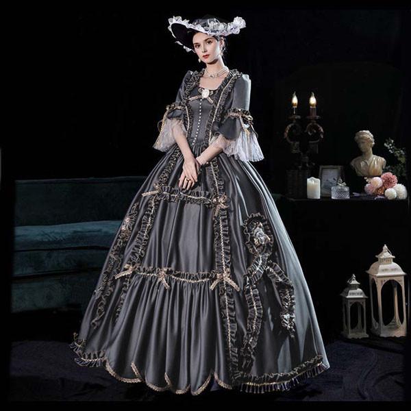 送料無料 宮廷服ドレス コスプレ 劇場 舞踏会 中世貴族風 豪華