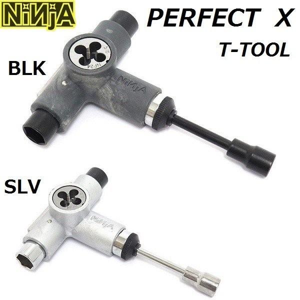 【商品名】:NINJA T-TOOL PERFECT X【仕様】:・回転制御ラチェット・シャフト用ネジ切りプラス、六角 共有 L型レンチ・グリップテープグラインダー・ベアリングプッシュ＆リムーバー・3/8インチ六角ドライバーメーカー希望小売...