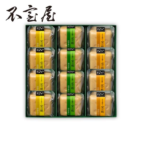 ［商品内容］宝の麩（おすまし・加賀みそ・田舎みそ 各4個）［大きさ］横：202mm×縦：206mm×高さ：62mm［日持ち］製造より90日［保存方法］直射日光及び高温多湿を避け保存お湯を注げばお手軽に本格的なお吸いもの。手のひらに収まるほど...