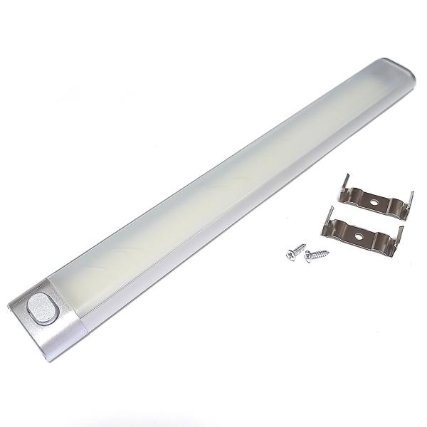 ・サイズ：縦 34ｍｍ　横 290mm　厚さ 12mm・スペック：電源 12Ｖ〜80Ｖまで対応　12Ｗ　色温度 6500Ｋ・LED数：120LED発光点・配線：長さ 約180ｍｍ　赤線 プラス　白線 マイナス（アース）・取付：ビス止め又は両...