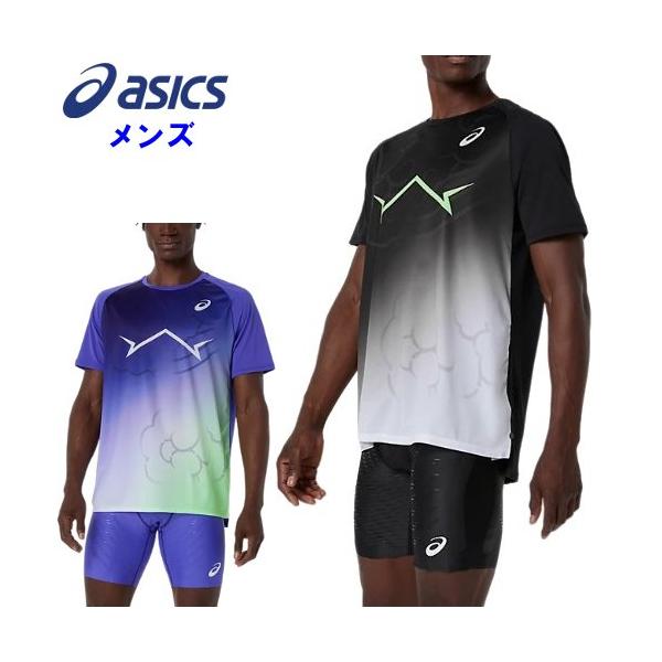 アシックス メンズ Tシャツ ランニング マラソン ジョギング 陸上 スポーツウェア トレーニング 練習 asics 2091A816