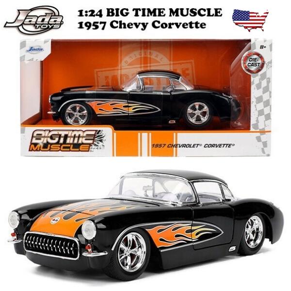 アメリカ直輸入 JADATOYSミニカー BTMシリーズアメリカ直輸入 JADATOYS 1/24 Scale "BIG TIME MUSCLE"のミニカーです。1：24サイズモデルカー“BIG TIME MUSCLE ”シリーズ【1957...