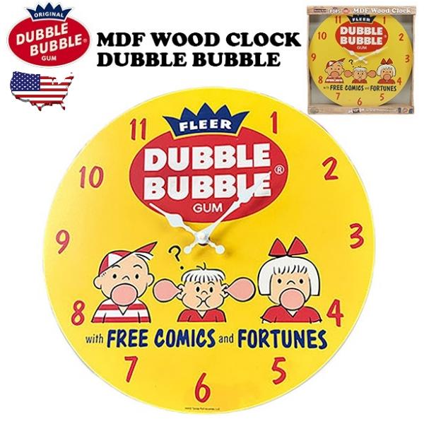 商品説明:アメリカ直輸入 DUBBLE BUBBLE ダブルバブル ガムの壁掛け時計 実用的にもGOODです!【DUBBLE BUBBLE GUM / ダブルバブル ガム】のMDF ウッド クロックです♪MDFの材質に盤面はダブルバブルガム...