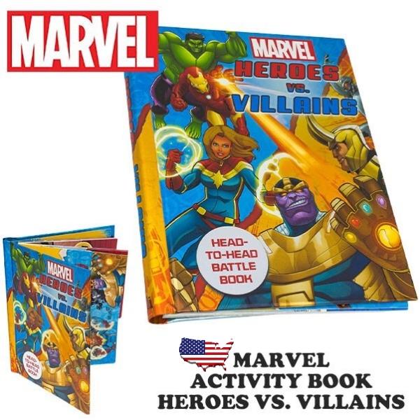 アメリカ直輸入！Marvel の世界を楽しめるアクティビティブックが登場ヒーロー vs ヴィラン―― 人気キャラクターたちの“夢の対決”をテーマにした、遊べる図鑑です。アイアンマン やキャプテン・マーベル などのヒーロー陣と、サノス をはじ...