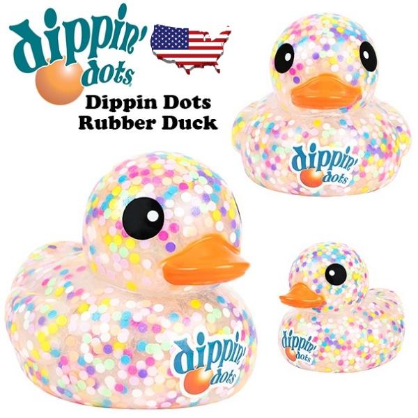 アメリカ直輸入Dippin’ Dots のラバーダックディッピンドッツのラバーダッキーです。Dippin' Dots / ディッピンドッツ は、アメリカ生まれのアイスクリームのブランドで、正式名称は「ディッピンドッツアイスクリーム」。独自製...