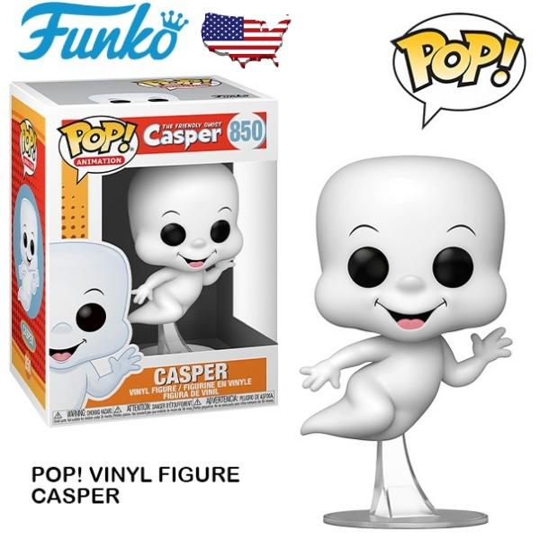 アメリカ直輸入FUNKOのPOPキャスパーのフィギュアアメリカの TOY メーカー FUNKO からアニメーションシリーズのPOPビニールフィギュアです。POP! 特有のデフォルメされたデザインがとっても Cute なキャスパー!『CASP...