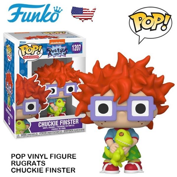 アメリカ直輸入ファンコPOP のフィギュアアメリカの TOY メーカー FUNKO からテレビジョンシリーズのPOPビニールフィギュアです♪POP! 特有のデフォルメされたデザインがとっても Cute なラグラッツ チャッキー・フィンスター...