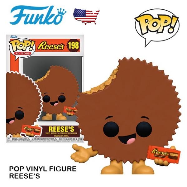 アメリカ直輸入ファンコPOP 企業キャラクターのフィギュアアメリカの TOY メーカー FUNKO のから企業キャラシリーズのビニールフィギュア♪POP! 特有のデフォルメされたデザインがとっても Cute なREESE'S 【Peanut...