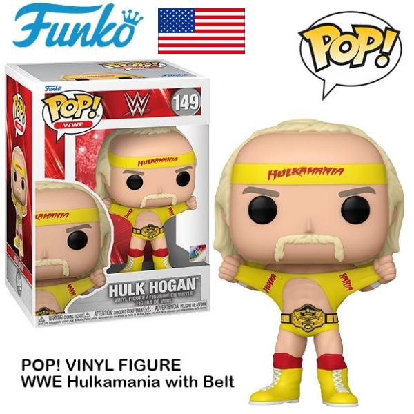 【FUNKO POP! WWE ハルク・ホーガン フィギュア｜Hulkamania with Belt】アメリカ直輸入！大人気トイメーカー Funko より、WWEレジェンド ハルク・ホーガン のPOP!フィギュアが登場！80〜90年代のプ...