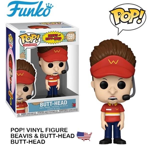 アメリカン直輸入ファンコポップビーバス＆バットヘッド バットヘッドのフィギュアアメリカの TOY メーカー FUNKO のからテレビジョンシリーズのPOPビニールフィギュアです。POP! 特有のデフォルメされたデザインがとっても Cute ...