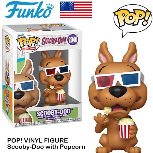 アメリカ直輸入！人気トイメーカー Funko の定番シリーズ「POP!」から、Scooby-Doo の大人気キャラクター「スクービー・ドゥー」がポップコーン片手のユニークなデザインで登場！POP!シリーズならではのデフォルメされた大きなヘッ...