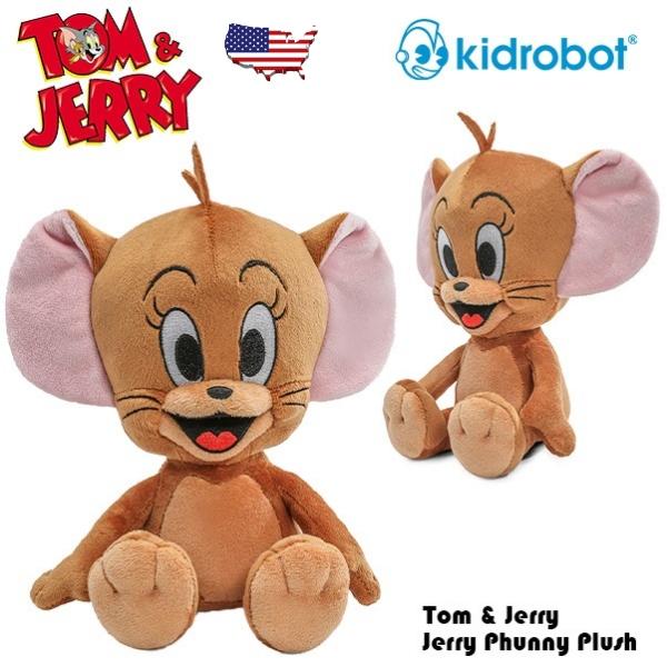 アメリカ直輸入 TOM &amp; JERRY のぬいぐるみ ライセンス商品2002年に設立されたデザイナートイ【Kidrobot】の人気シリーズPHUNNYぬいぐるみのご紹介です!Kidrobotの世界観が詰まったデザインの【トム＆ジェリ...