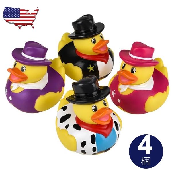 アメリカ直輸入！カウボーイ ラバーダッキー【全4種類】アメリカンな雰囲気満載！荒野を駆けるカウボーイが、なんとラバーダックになって登場！アメリカ直輸入の「カウボーイ ラバーダッキー」は、アメトイ好き・アメリカ雑貨ファンに大人気のシリーズです...