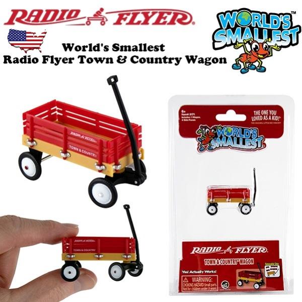 アメリカ直輸入ラジオフライヤー ワゴンのミニフィギュア【RADIO FLYER / ラジオフライヤー】のWORLD'S SMALLEST フィギュアです。ラジオフライヤーは、1917年に設立されイリノイ州シカゴに本社がある、日本でも人気のワ...