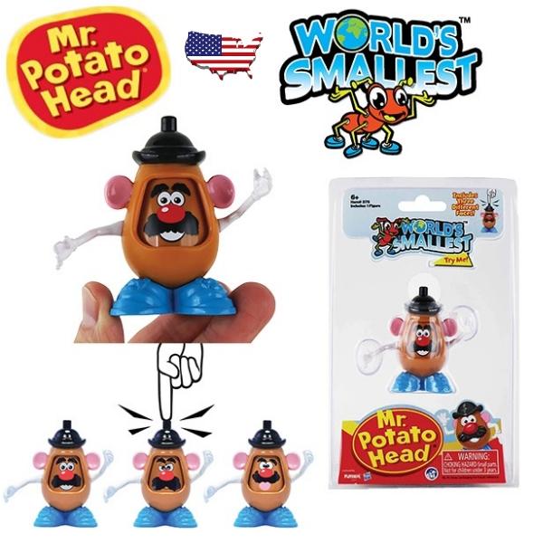 アメリカ直輸入 ミスターポテトヘッドのミニフィギュアトイストーリーの人気キャラクター 【Mr.ポテトヘッド】のWORLD'S SMALLEST フィギュアです。世界最小(？）のMr.ポテトヘッドが登場ですっMr.ポテトヘッドは『トイ・ストー...