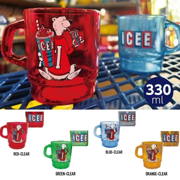ICEEのスタッキングマグファイヤーキングをモチーフにしたアンティークグラス風のプラスティック製スタッキングマグカップに【ICEE】が登場です!ICEEはアメリカのコンビニやガソリンスタンドなどで販売されているフローズンドリンク。炭酸とフル...
