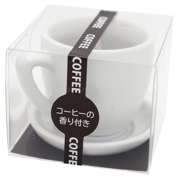 ホンモノの陶製カップにコーヒー色のキャンドルはまるで本物そっくり。カステラキャンドルなどデザート系とセットにするのがおすすめ。<br>【商品詳細】燃焼時間：約９時間材　　質：陶器・パラフィン（ロウ）成分・香り：コーヒーの香り本体...